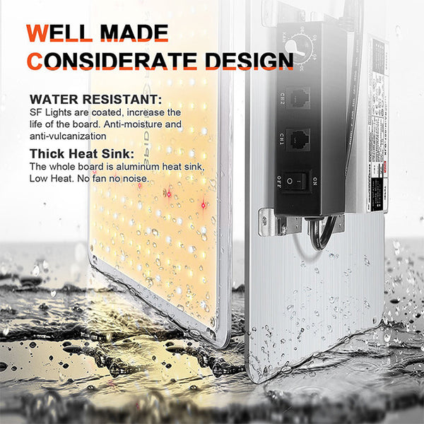 Spider Farmer SF-2000 Dimmable LED Grow Light | Astral Grow